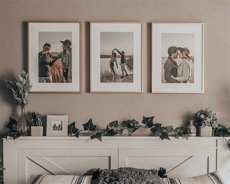 Triple Picture Frame Display Ideas Display In Sets Of Three