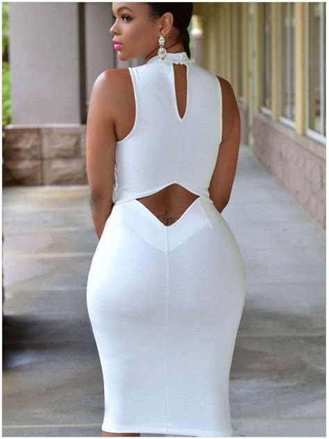 All White Party Outfits For Plus Size Ladies Dresses Images 2022