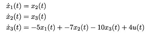 Solved A Control System Is Described By Its State Variable