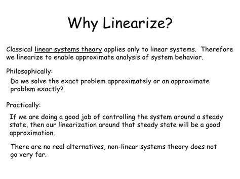 linearization