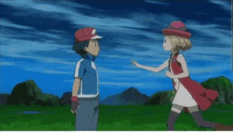 Ash And Serena Holding Hands