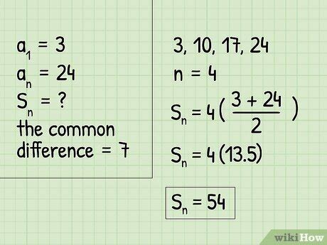 How To Find The Sum Of An Arithmetic Sequence Steps