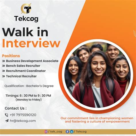 Tekcog On Linkedin Tekcog Walkininterviews Technicalrecruiter