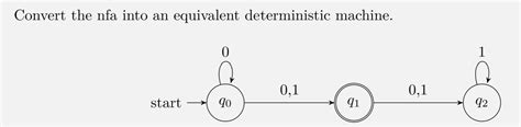 Solved Convert The Nfa Into An Equivalent Deterministic Chegg Com