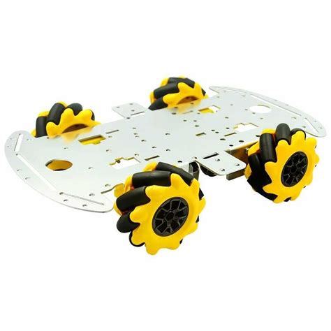 Mecanum Wheel Omni Directional Robot ชุดแชสซีรถยนต์พร้อม 4 Tt Motor สำ Shopee Thailand