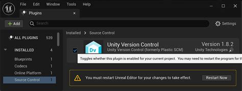 Unity Version Control Formerly Plastic Scm Plugin For Unreal Engine