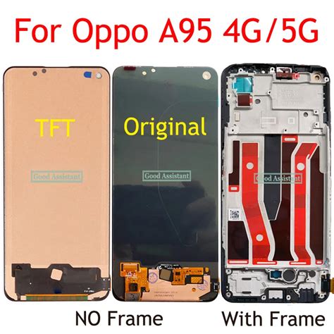 Amoled Tft Black 6 43 Inch For Oppo A95 4g Lcd Display Touch Screen
