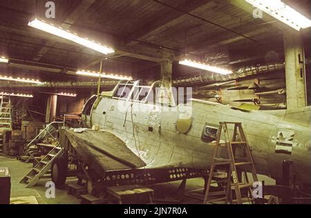 Douglas Dauntless Sbd Undergoing Restoration In The Basement Of The San