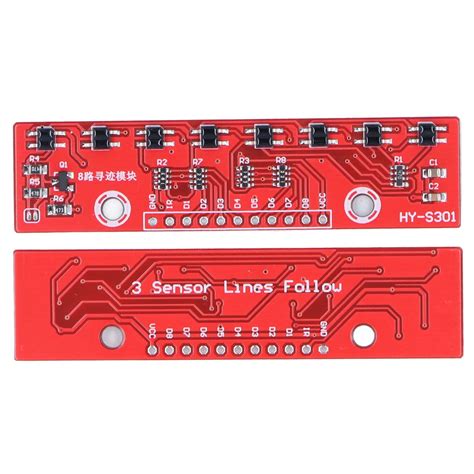 Buy 8Way IR Tracking Module 8 Channel Tracking Module Electronic Components Infrared Detection