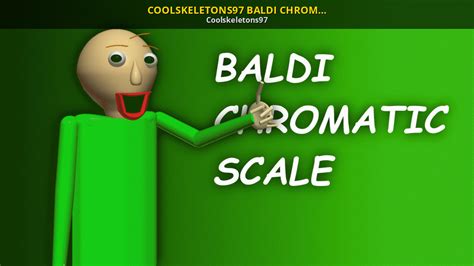 Skeletons Baldi Chromatic Scale Modding Tool For Friday Night Funkin Fnf Modding Tools