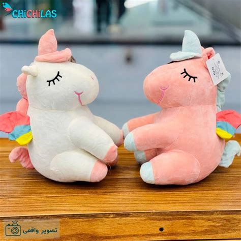 عروسک یونکیورن رنگین کمان 35 سانتی