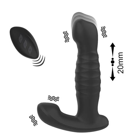 Thrusting Prostate Massager With Vibrationprostate Massagers