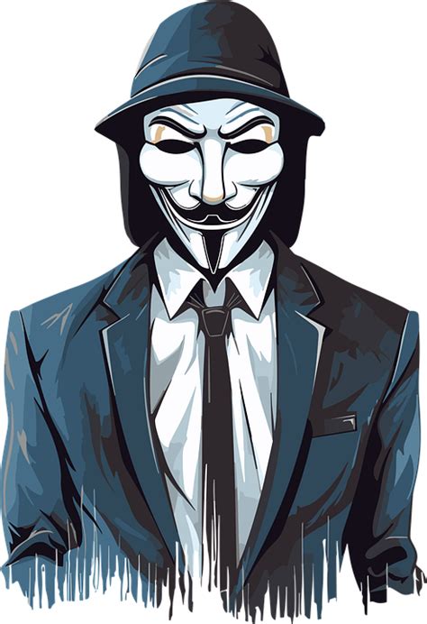 Download Anonymous Suit Hacker Royalty Free Vector Graphic Pixabay