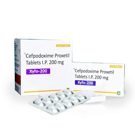 Cefpodoxime Proxetil 200 Mg Tablets At ₹ 2350 Box Cefpodoxime Proxetil And Potassium Clavulanate
