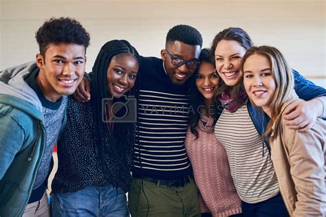 Youll Learn New Things And Meet New Friends Portrait Of A Group Of