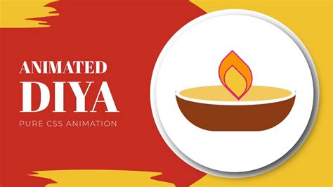 Minimalistic Diya Using Html And Css Css Animation Youtube
