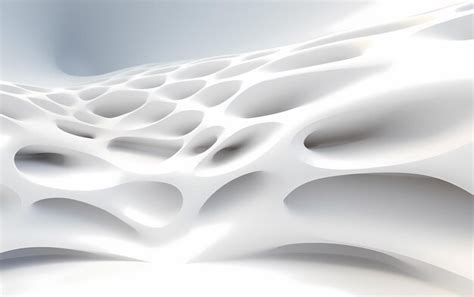 Premium Photo Parametric Architectural Building Background