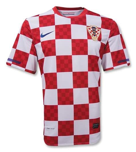 Croatia Soccer Jersey 2010 11 Home Nike Football Kit News