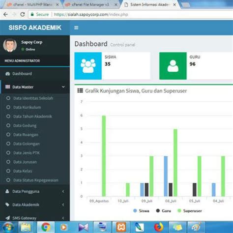Jual Source Code Aplikasi Sistem Informasi Akademik Sekolah Sisfo