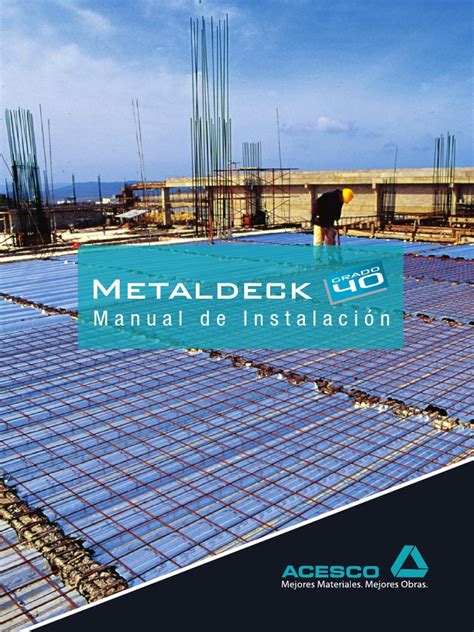 Metaldeck Grado 40 Manual De Instalacion Pdf Pdf