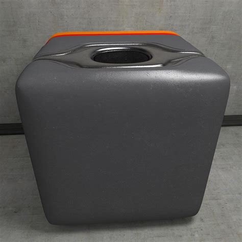 Emergency Safety Stop Switch Button 3d Model 25 C4d Obj Dae Fbx