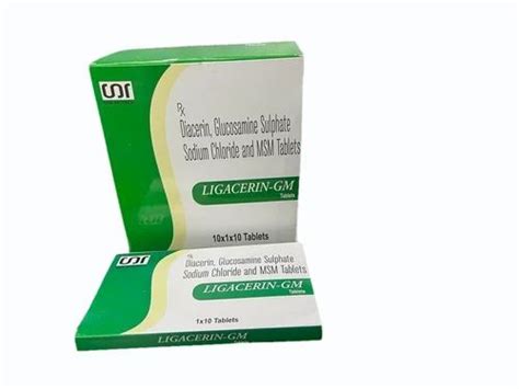 Diacerein Glucosamine Msm Tablet At ₹ 160 Stripe Diacerein Glucosamine Sulphate In Baddi Id