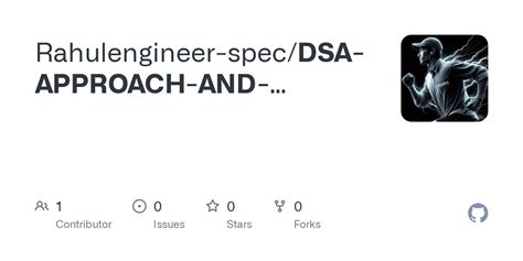 Github Rahulengineer Specdsa Approach And Notes