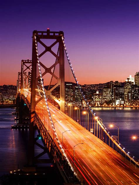 Golden Gate Bridge At Night Wallpaper