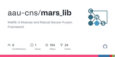 Github Aau Cns Mars Lib Mars A Modular And Robust Sensor Fusion Framework