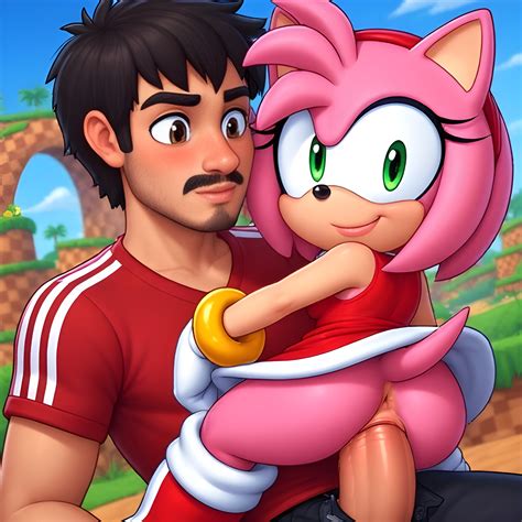 Rule 34 Ai Generated Amy Rose Female Green Hill Green Hill Zone Ruan