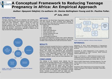 pdf a conceptual framework to reducing teenage pregnancy in africa an empirical approach