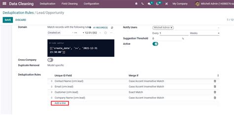 Deduplication Rules In Odoo 15 Data Cleaning Module