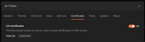 Postman Error Self Signed Certificate In Certificate Chain Stack