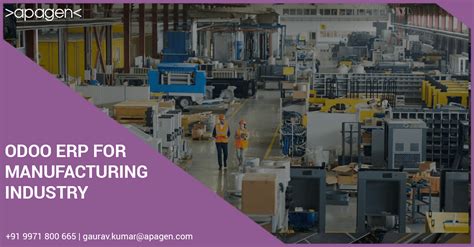 Odoo Erp For Manufacturing Industry Cloud Based Erp System