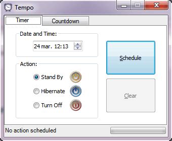 Schedule Shutdown Standby Hibernation Of Windows PC