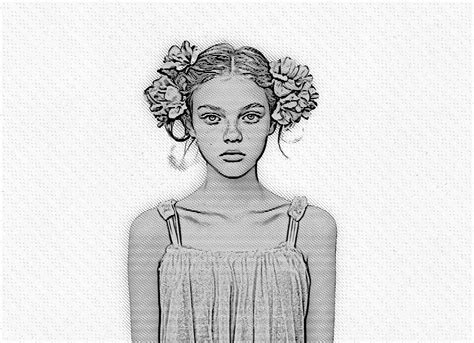 Photoshop Action Cross Hatching Photoshop Action