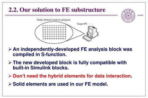 Ppt Real Time Dynamic Hybrid Testing Coupled Finite Element And