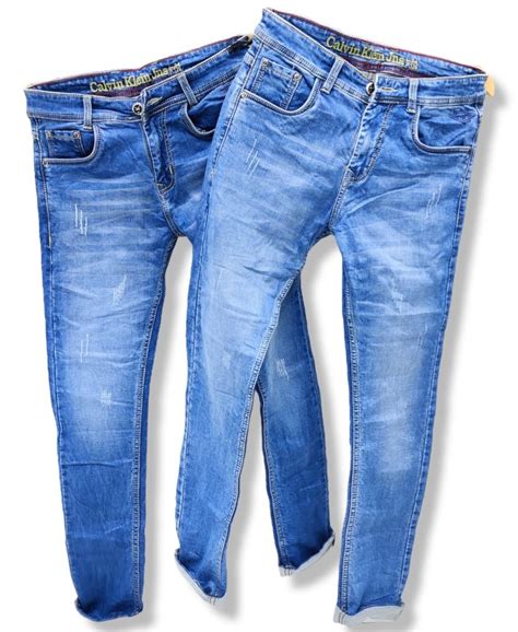 Regular Fit Plain Men Denim Jeans Blue At ₹ 460piece In Surat Id 27116189548