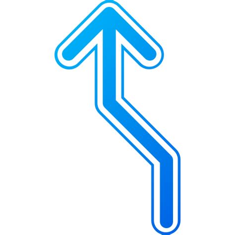 Zigzag Arrow Free Arrows Icons