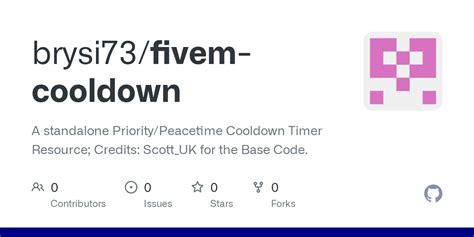 GitHub Brysi Fivem Cooldown A Standalone Priority Peacetime Cooldown Timer Resource
