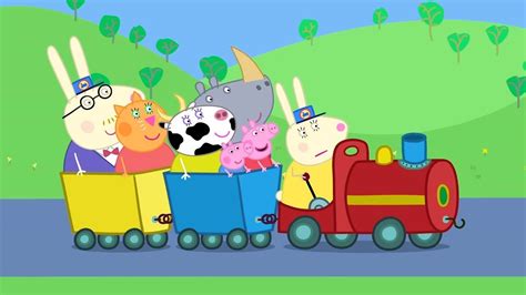 Grandpa Pigs Train To The Rescue Peppa Pig English Episodes