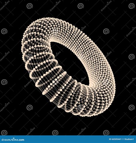 Torus The Torus Consisting Of Points Connection Structure Stock