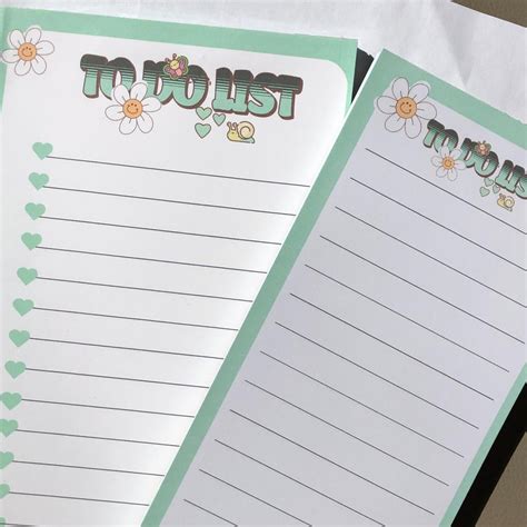 To Do List Notepad Lined Or Blank Magnetic Pad To Do List Gift Mothe