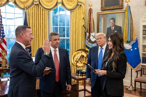 President Trump Hosts Swearing In For Director Of The Us Secret