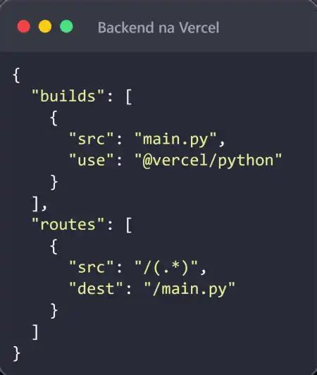 Backend Na Vercel Com Python Java Go Node Valdir Alves Node