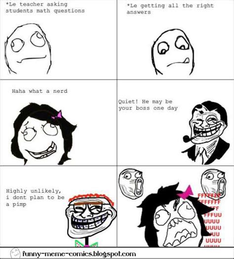 Meme Comics The Nerd