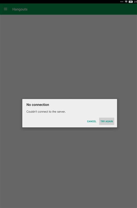 Hangouts Cannot Connect To Server After Update Android Enthusiasts