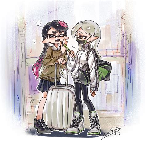 Callie And Marie Splatoon And More Drawn By Thenintlichen Danbooru