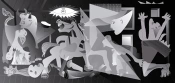 Free Pablo Picasso Obra La Guernica Cubism To Signs Symbols Clipart