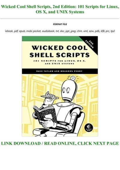 Pdf Wicked Cool Shell Scripts 2nd Edition 101 Scripts For Linux Os